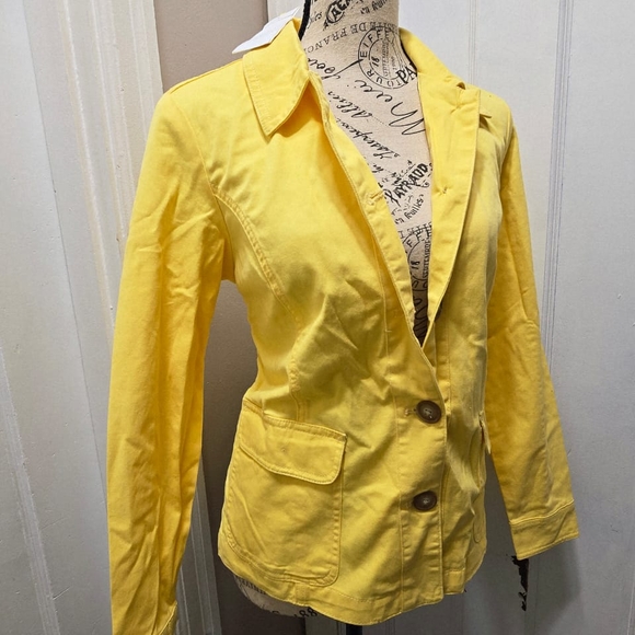 Appleseed's | Jackets & Coats | Appleseeds Bright Yellow Suit Jacket ...